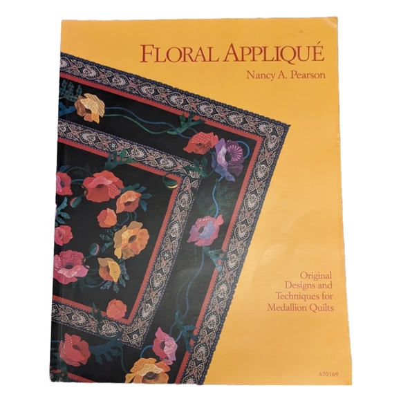 Vintage | Accents | 994 Floral Applique Original Design And Technique ...